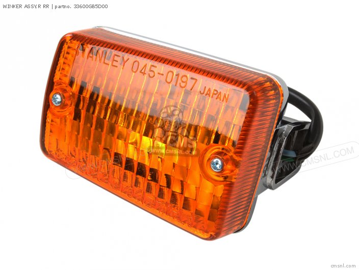 WINKER ASSY,R RR for C70CW CUB 1994 (R) / HSQ - order at CMSNL