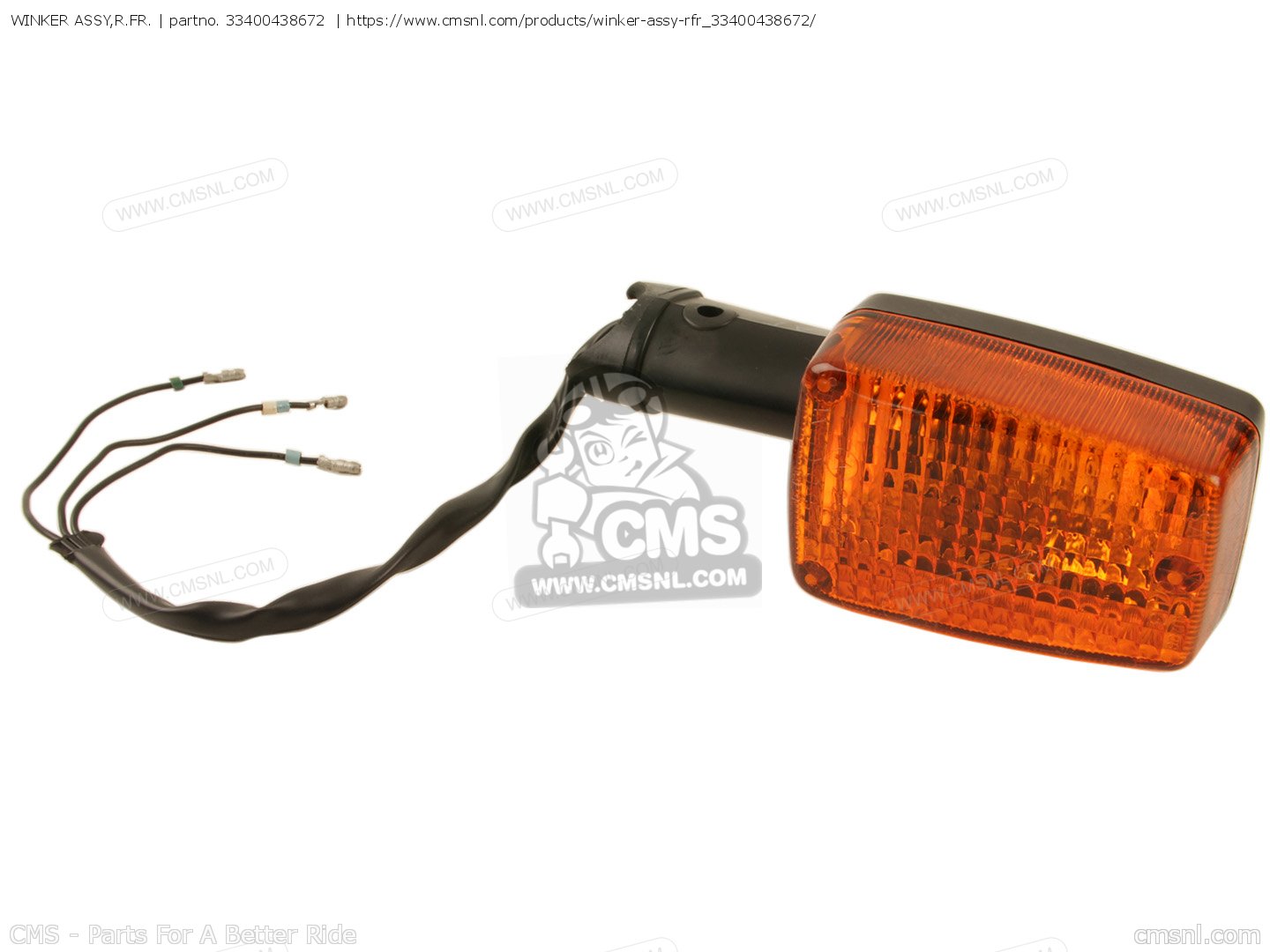 WINKER ASSY,R.FR. for Honda - order at CMSNL