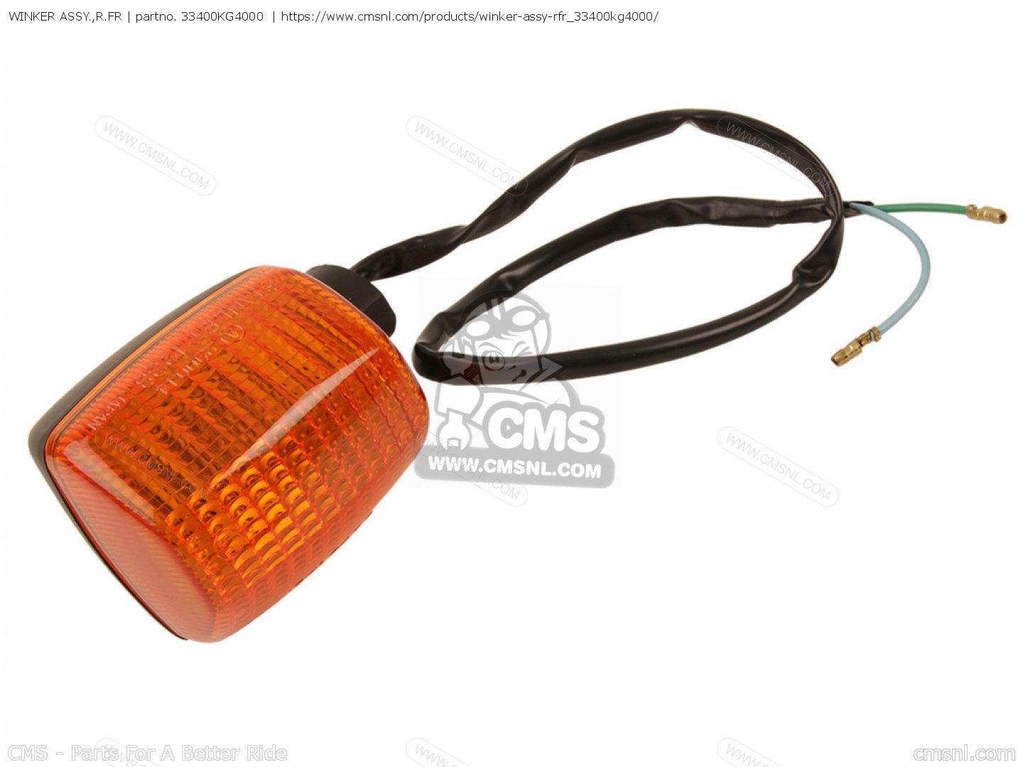 WINKER ASSY.,R.FR for Honda - order at CMSNL