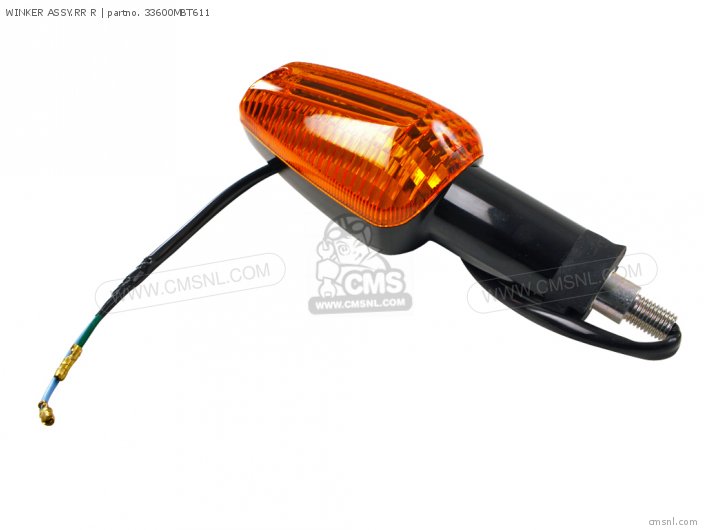 33600MBT611: WINKER ASSY.RR R Honda - buy the 33600-MBT-611 at CMSNL