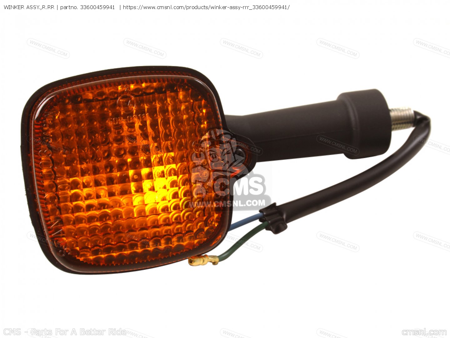 33600459941: WINKER ASSY.,R.RR Honda - buy the 33600-459-941 at CMSNL