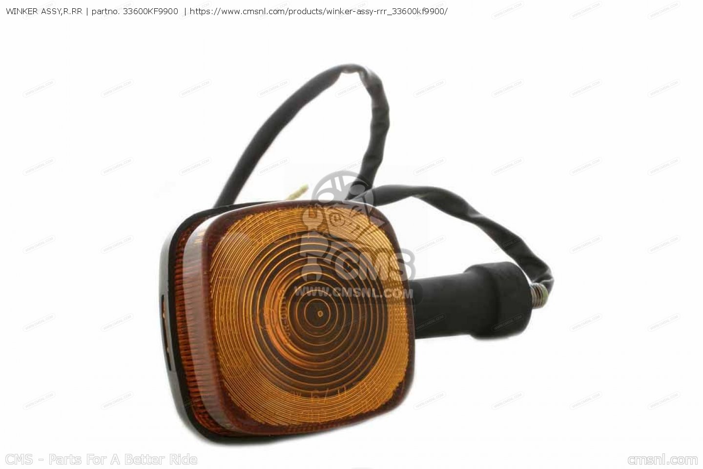 33600KF9900: WINKER ASSY,R.RR Honda - buy the 33600-KF9-900 at CMSNL