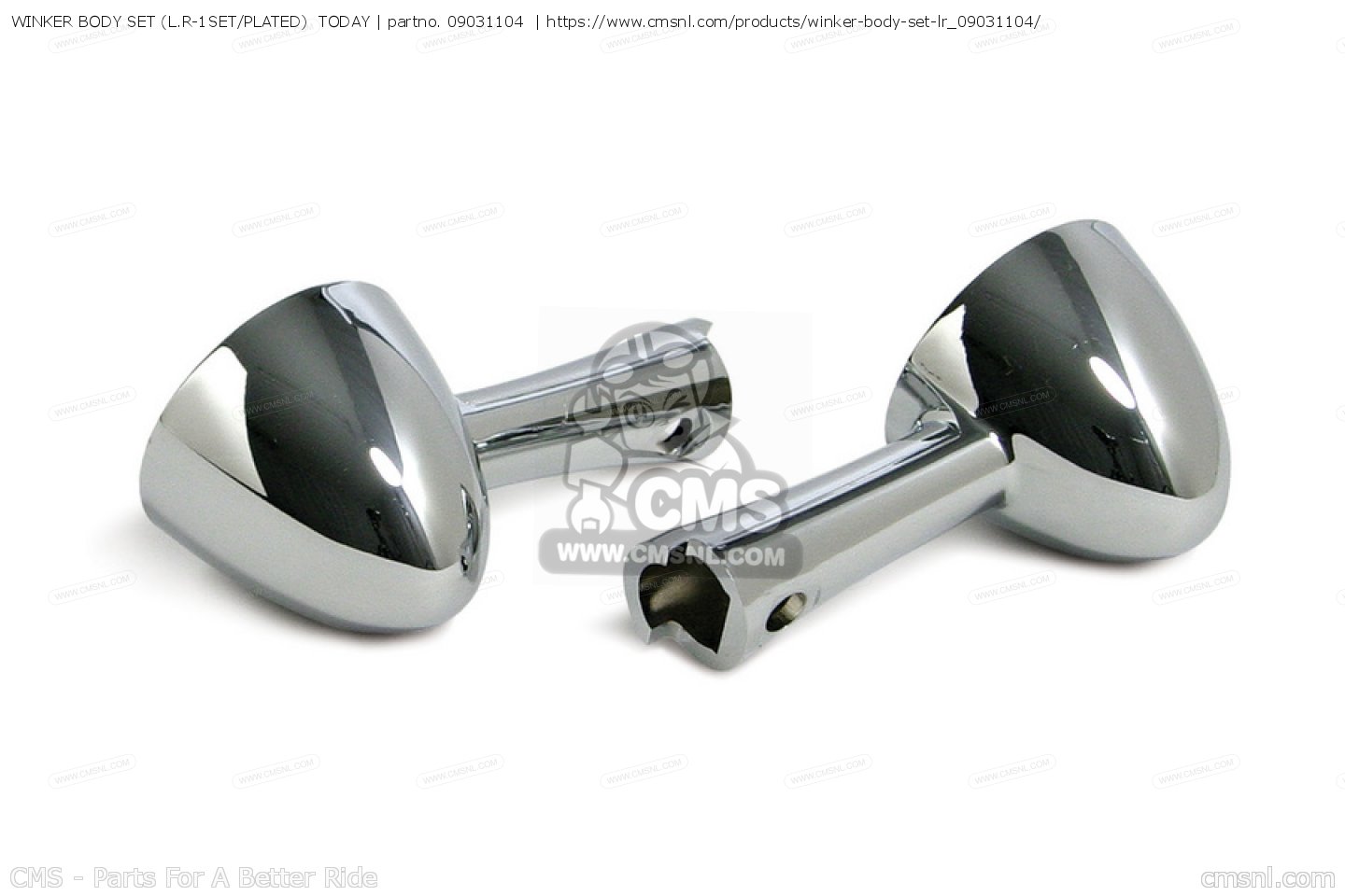 09031104: Winker Body Set (l.r-1set/plated) Today Takegawa - buy the 09 ...