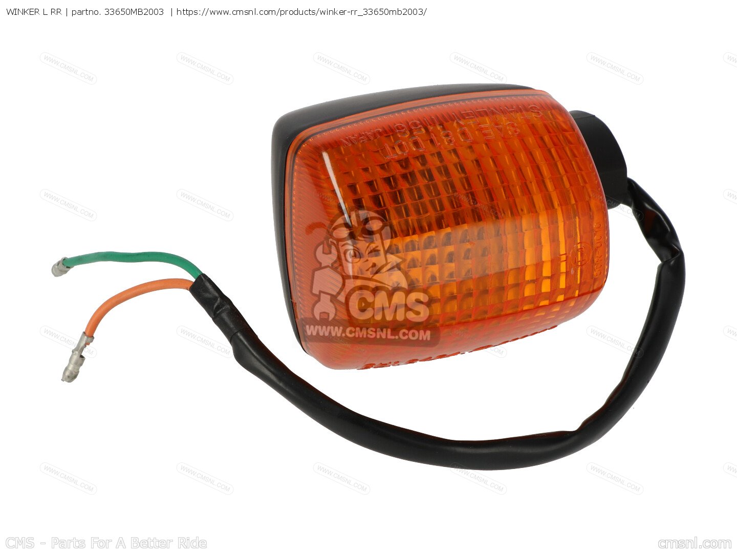 33650MB2003: WINKER L RR Honda - buy the 33650-MB2-003 at CMSNL