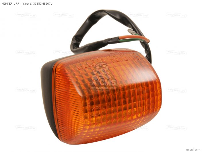 33650MB2671: Winker L Rr Honda - buy the 33650-MB2-671 at CMSNL