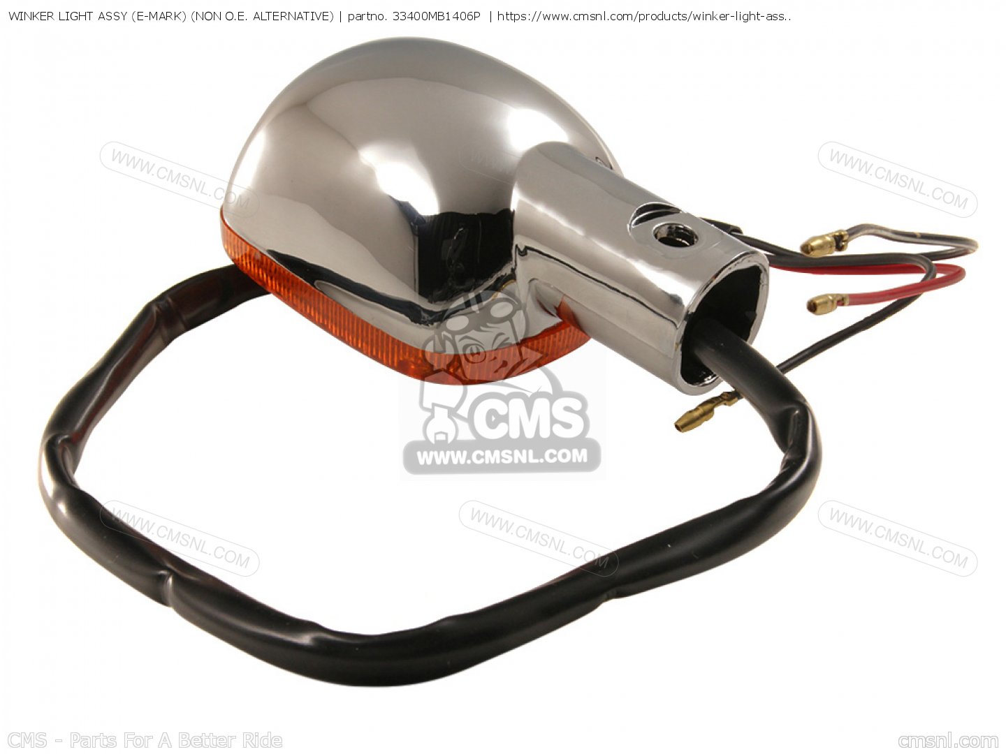 WINKER LIGHT ASSY (E-MARK) (NON O.E. ALTERNATIVE) for Honda - order at ...