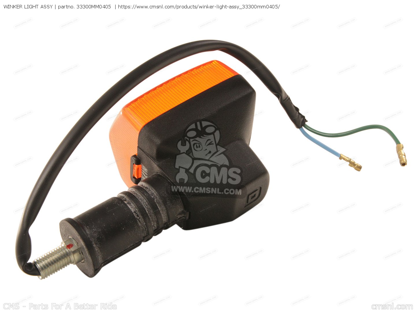 33300MM0405: WINKER LIGHT ASSY Honda - buy the 33300-MM0-405 at CMSNL