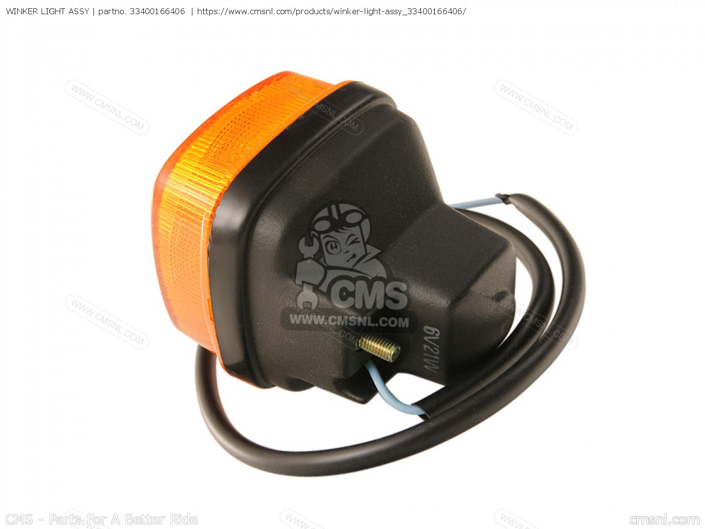 33400166406: WINKER LIGHT ASSY Honda - buy the 33400-166-406 at CMSNL