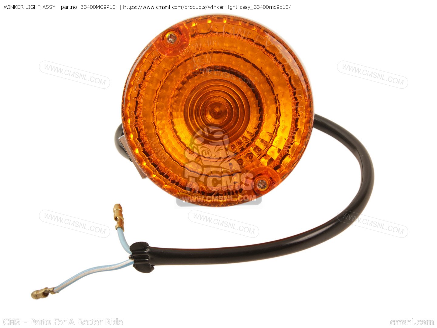 WINKER LIGHT ASSY for CB450SC NIGHTHAWK 450 1983 (D) USA - order at CMSNL