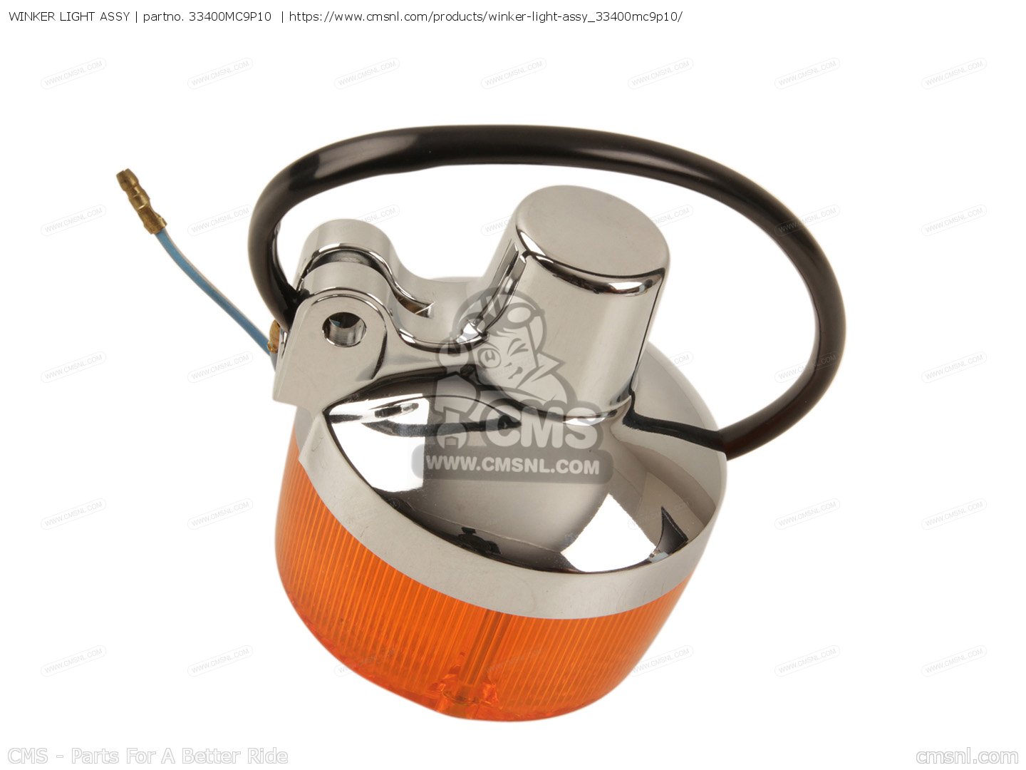 WINKER LIGHT ASSY for CB450SC NIGHTHAWK 450 1983 (D) USA - order at CMSNL