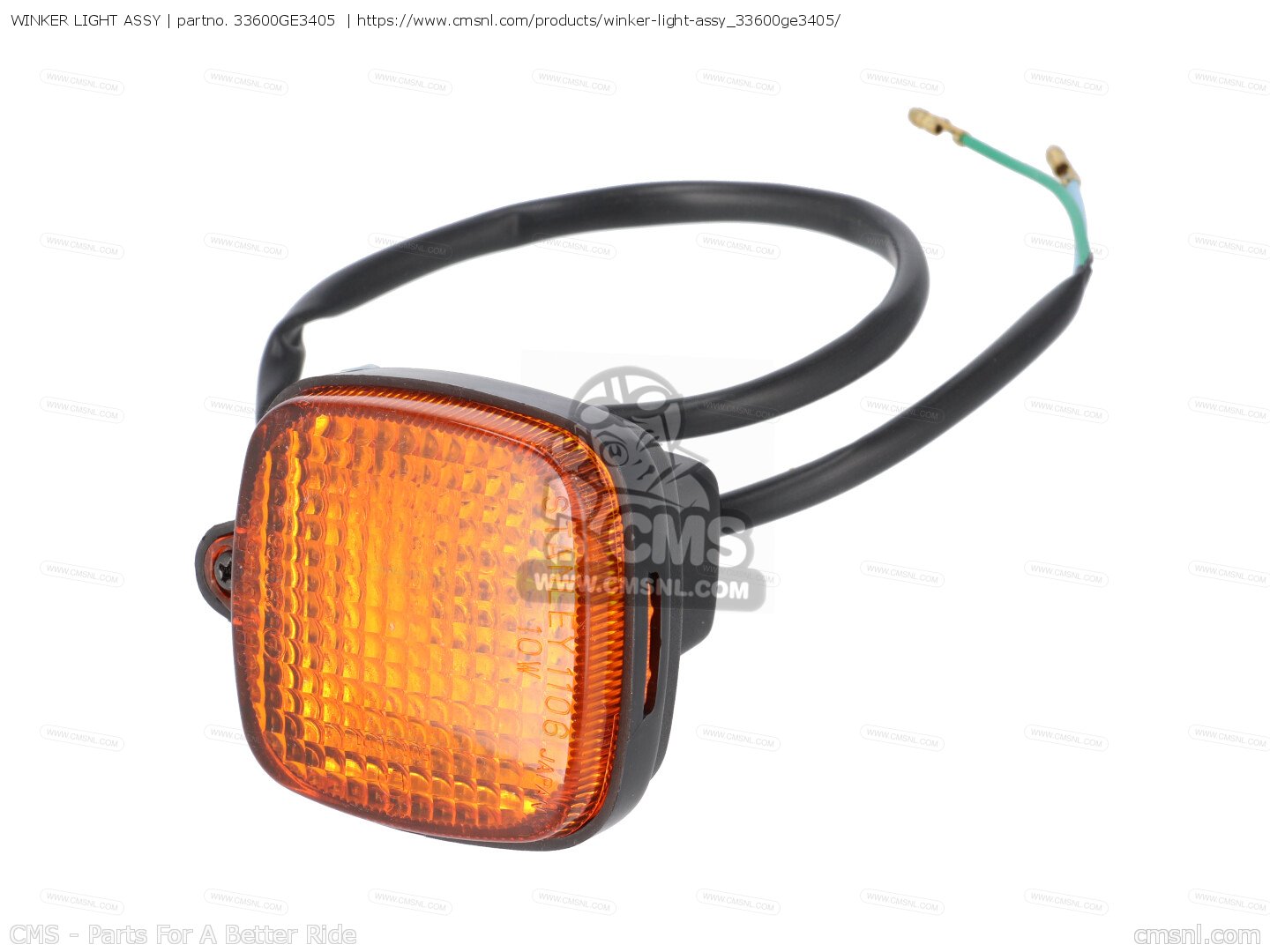 33600GE3405: WINKER LIGHT ASSY Honda - buy the 33600-GE3-405 at CMSNL