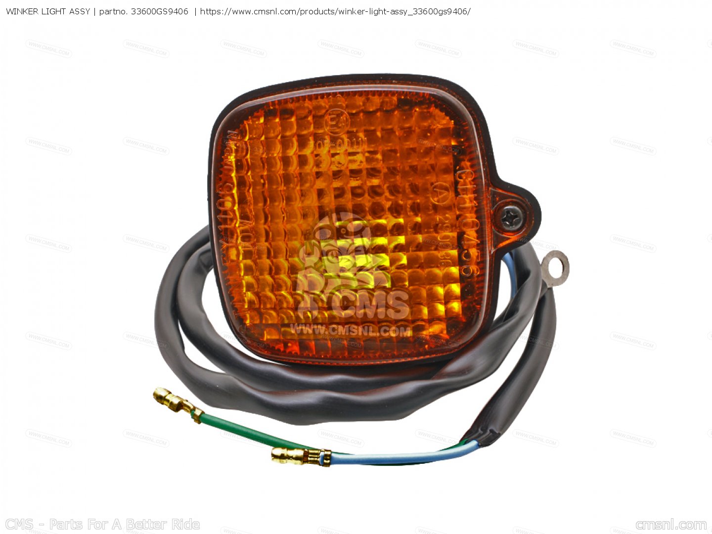 33600GS9406: Winker Light Assy Honda - buy the 33600-GS9-406 at CMSNL