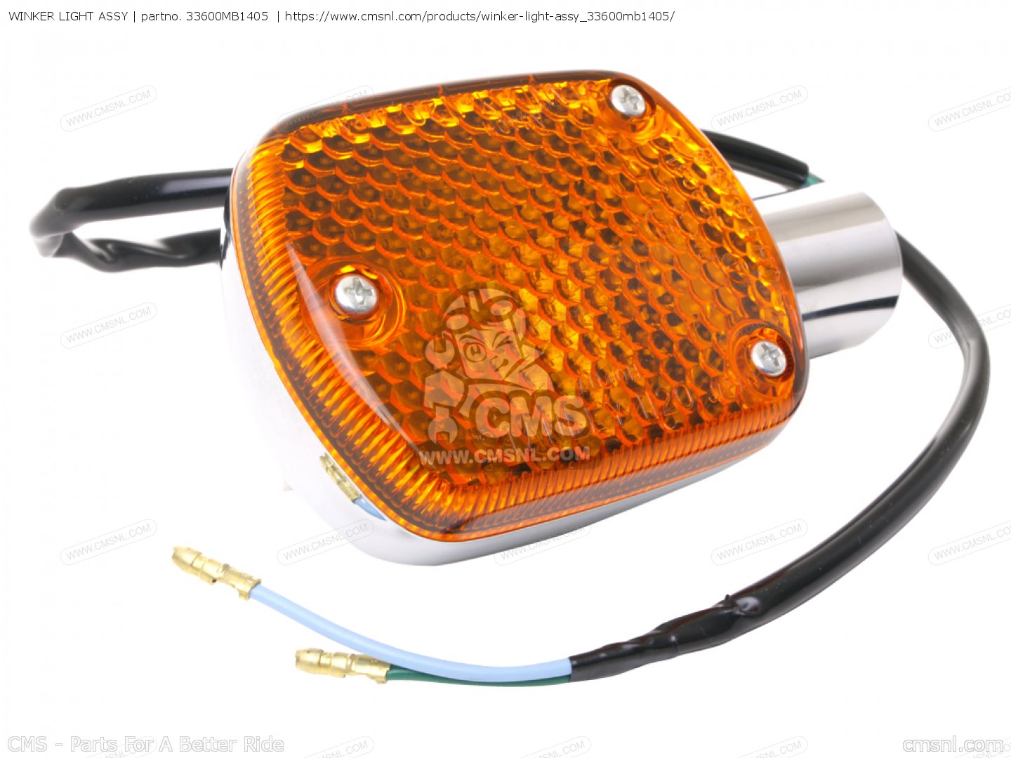 33600MB1405: WINKER LIGHT ASSY Honda - buy the 33600-MB1-405 at CMSNL