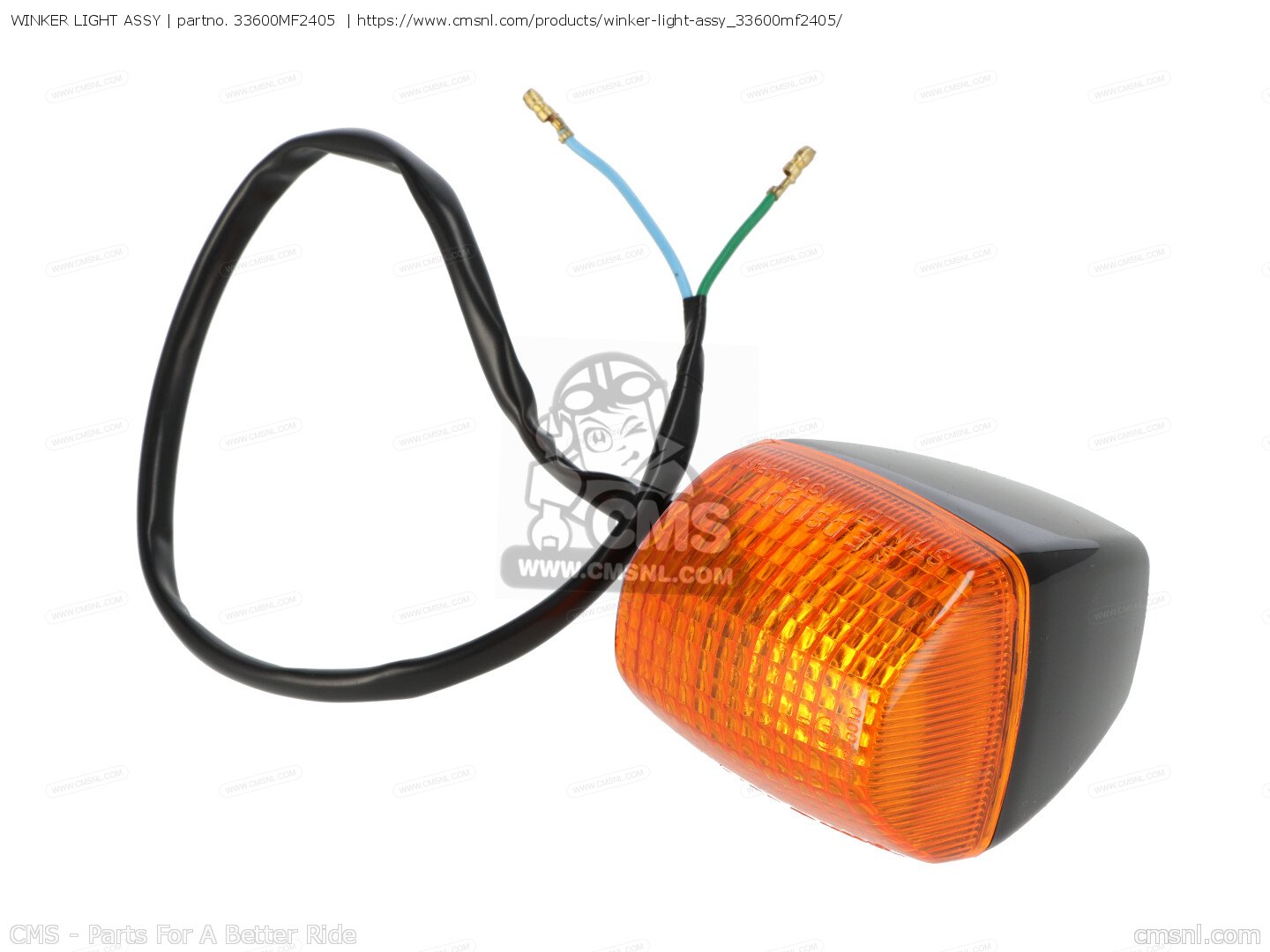 33600MF2405: WINKER LIGHT ASSY Honda - buy the 33600-MF2-405 at CMSNL