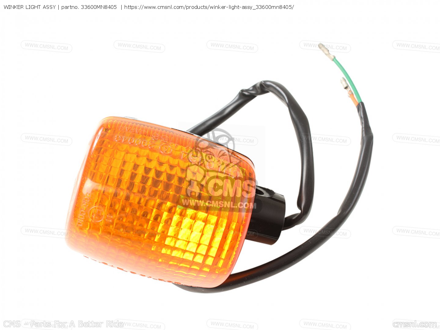 33600MN8405: WINKER LIGHT ASSY Honda - buy the 33600-MN8-405 at CMSNL