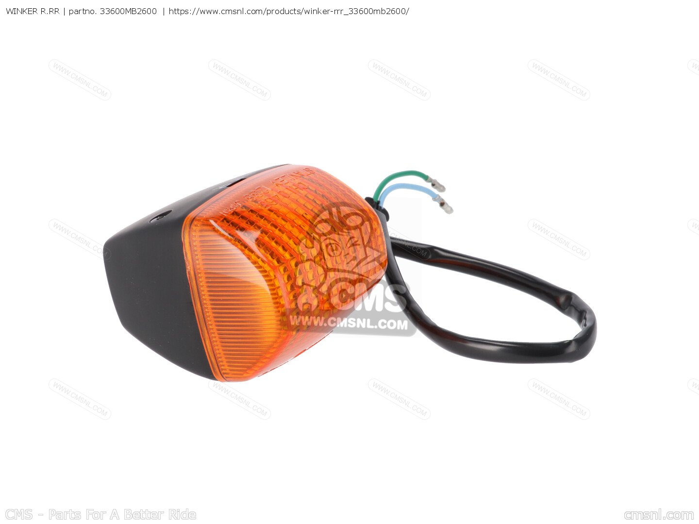 33600MB2600: Winker R.rr Honda - buy the 33600-MB2-600 at CMSNL