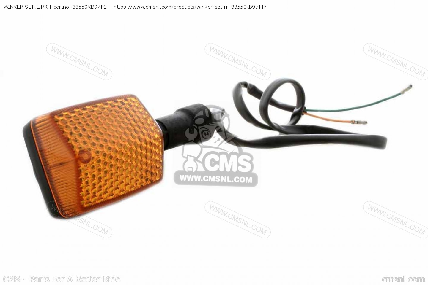 33550KB9711: WINKER SET.,L RR Honda - buy the 33550-KB9-711 at CMSNL