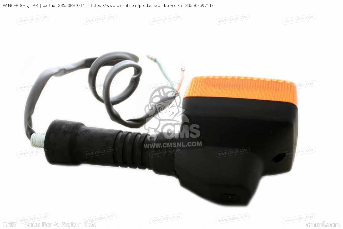 33550KB9711: WINKER SET.,L RR Honda - buy the 33550-KB9-711 at CMSNL