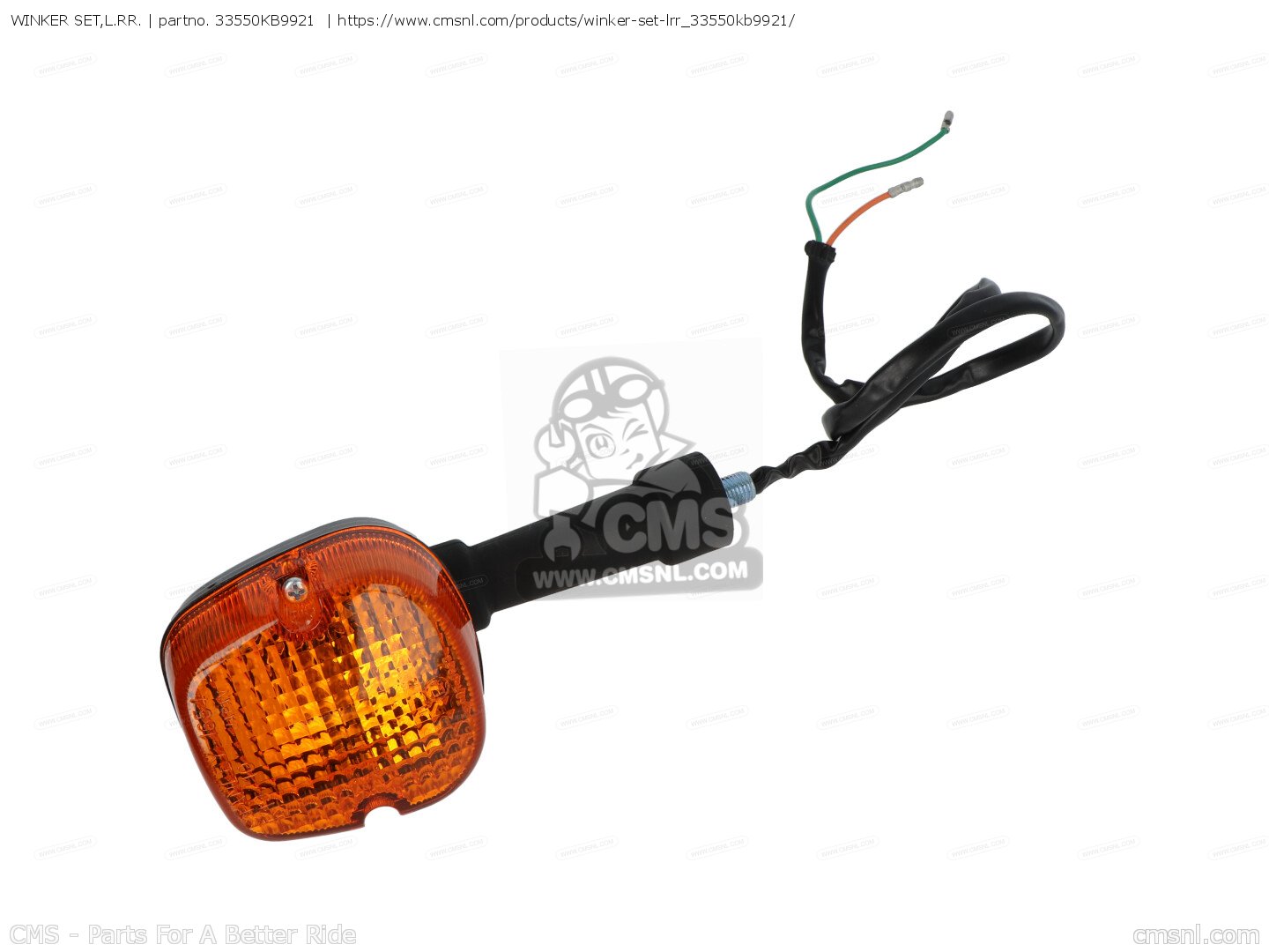 33550KB9921: WINKER SET,L.RR. Honda - buy the 33550-KB9-921 at CMSNL