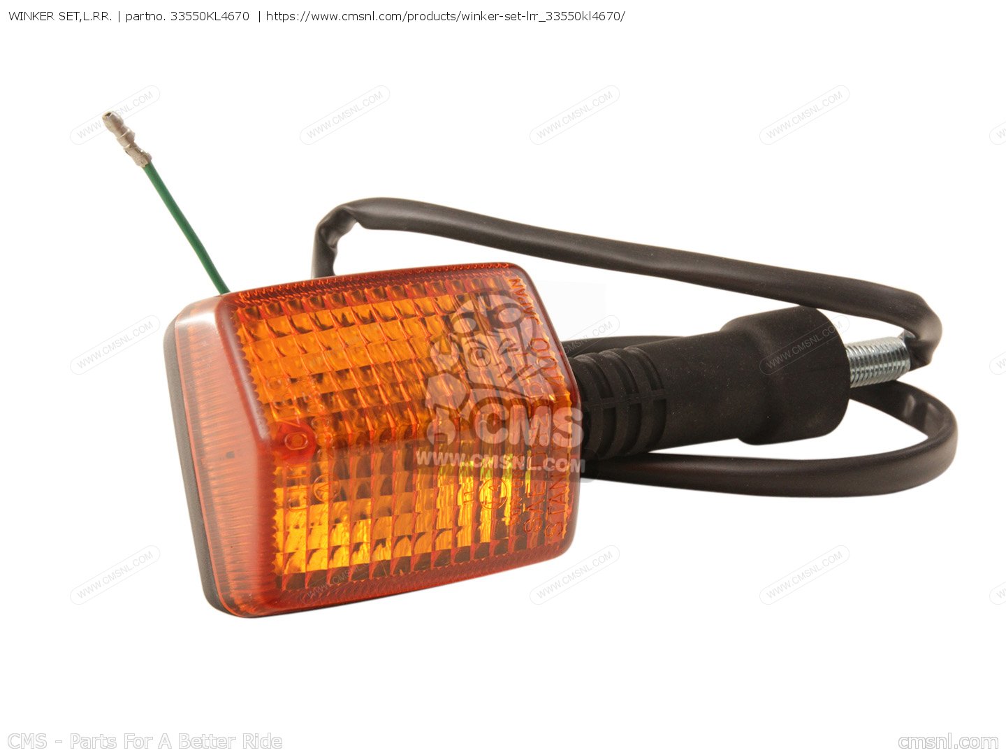 33550KL4670: Winker Set,l.rr. Honda - buy the 33550-KL4-670 at CMSNL