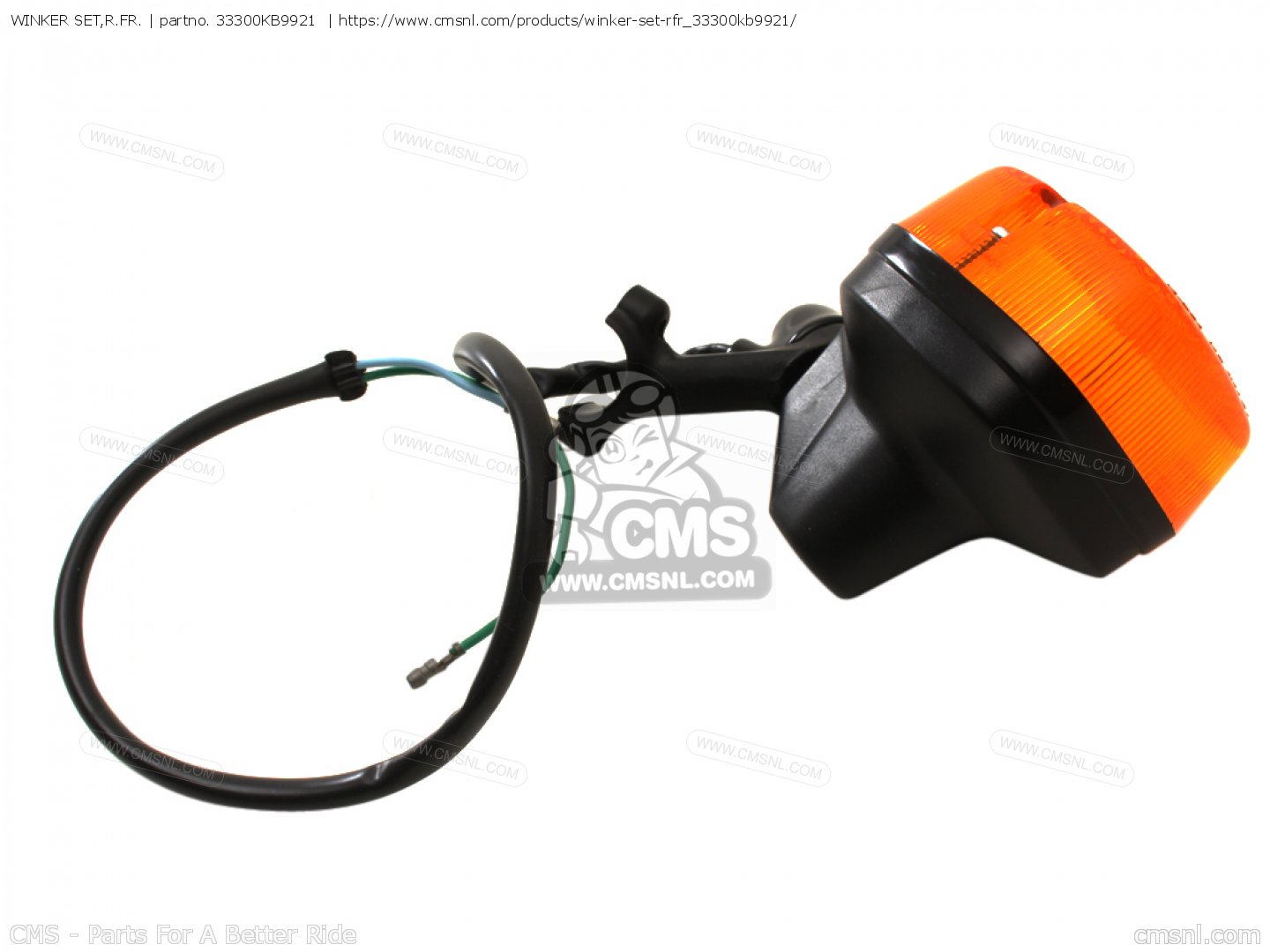 33300KB9921: WINKER SET,R.FR. Honda - buy the 33300-KB9-921 at CMSNL