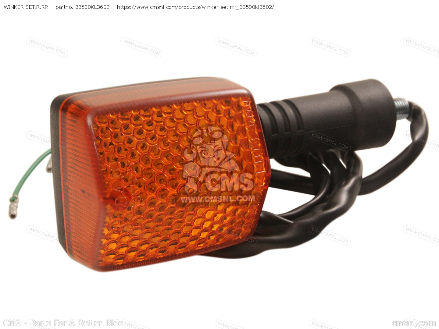 33500KL3602: Winker Set,r.rr. Honda - buy the 33500-KL3-602 at CMSNL