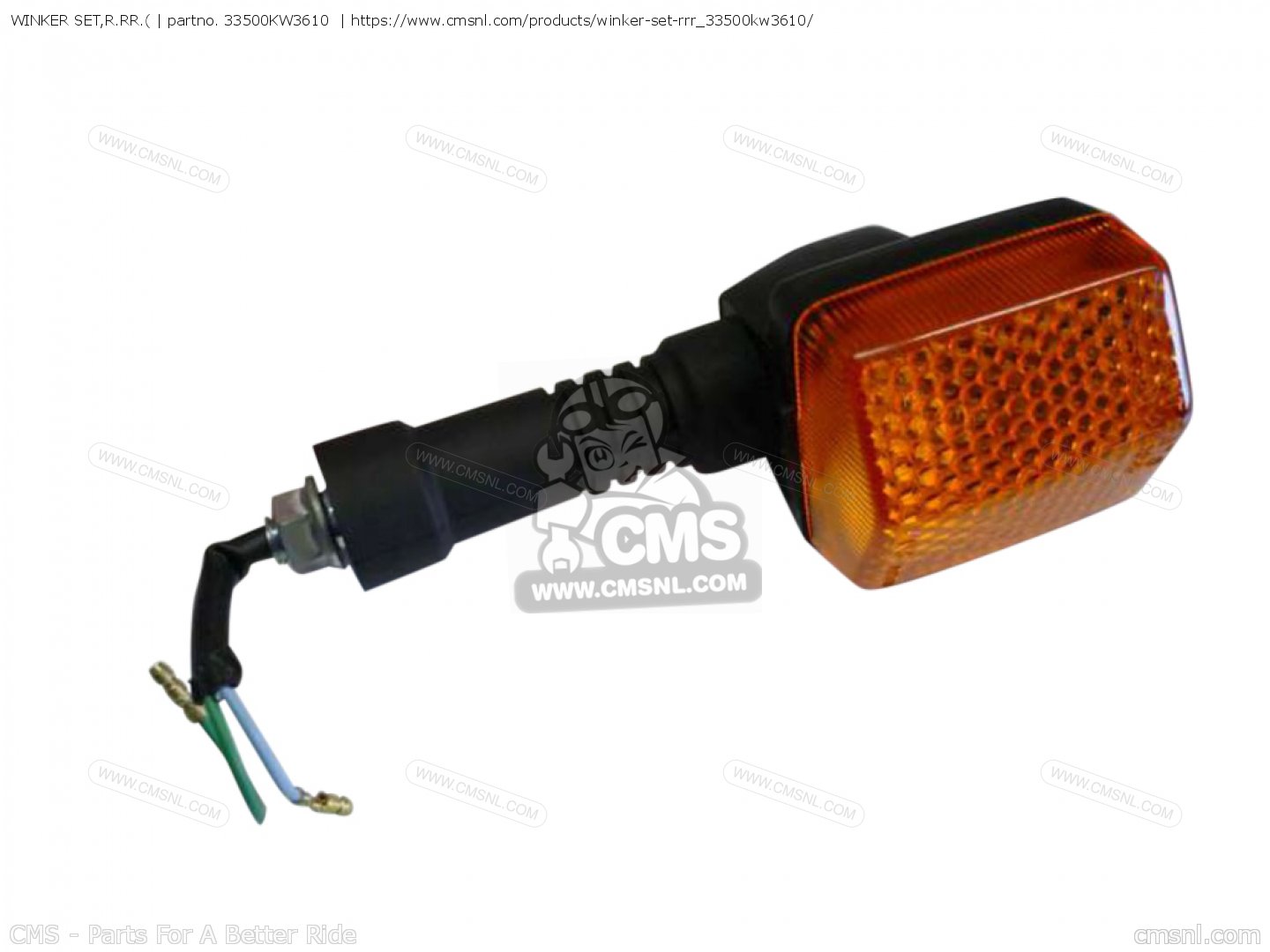 33500KW3610: Winker Set,r.rr.( Honda - buy the 33500-KW3-610 at CMSNL