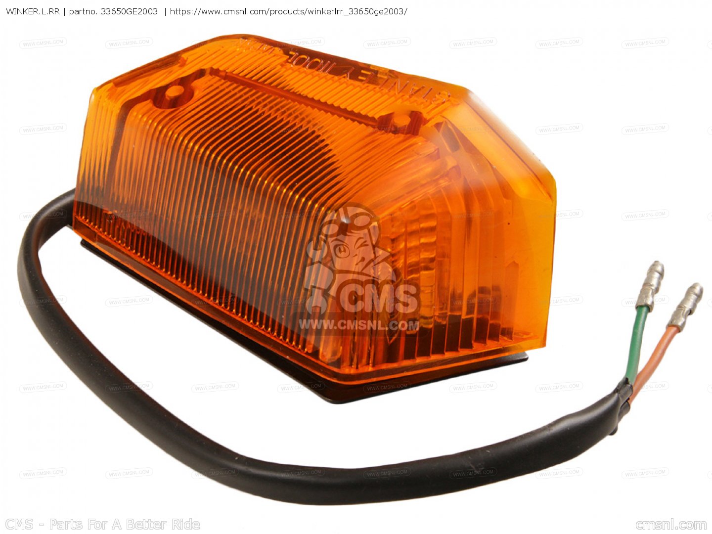 33650GE2003: WINKER.L.RR Honda - buy the 33650-GE2-003 at CMSNL