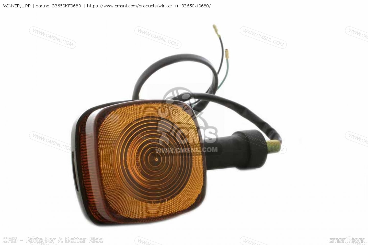 33650KF9680: WINKER,L.RR Honda - buy the 33650-KF9-680 at CMSNL