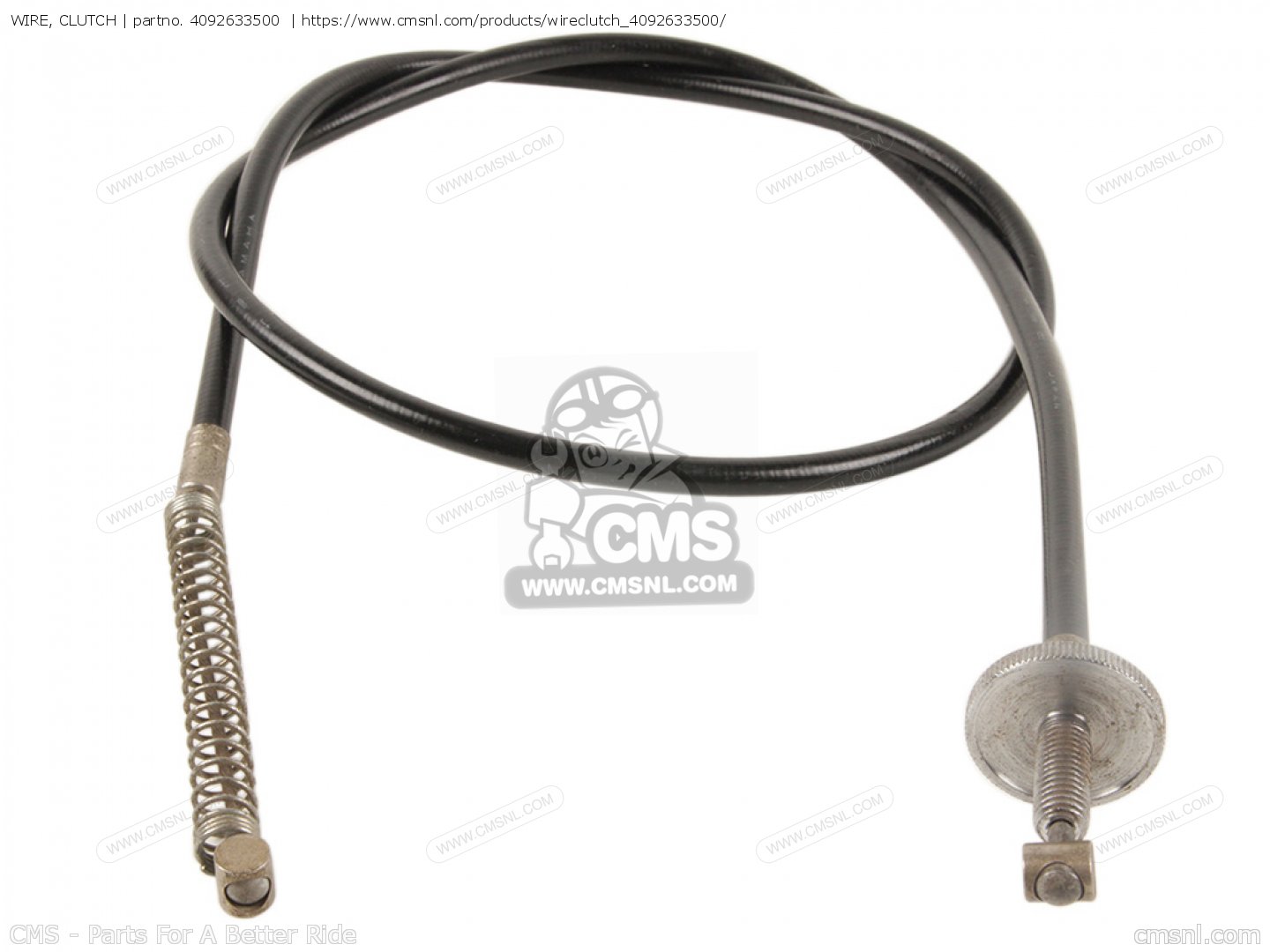 4092633500: WIRE, CLUTCH Yamaha - buy the 409-26335-00-00 at CMSNL