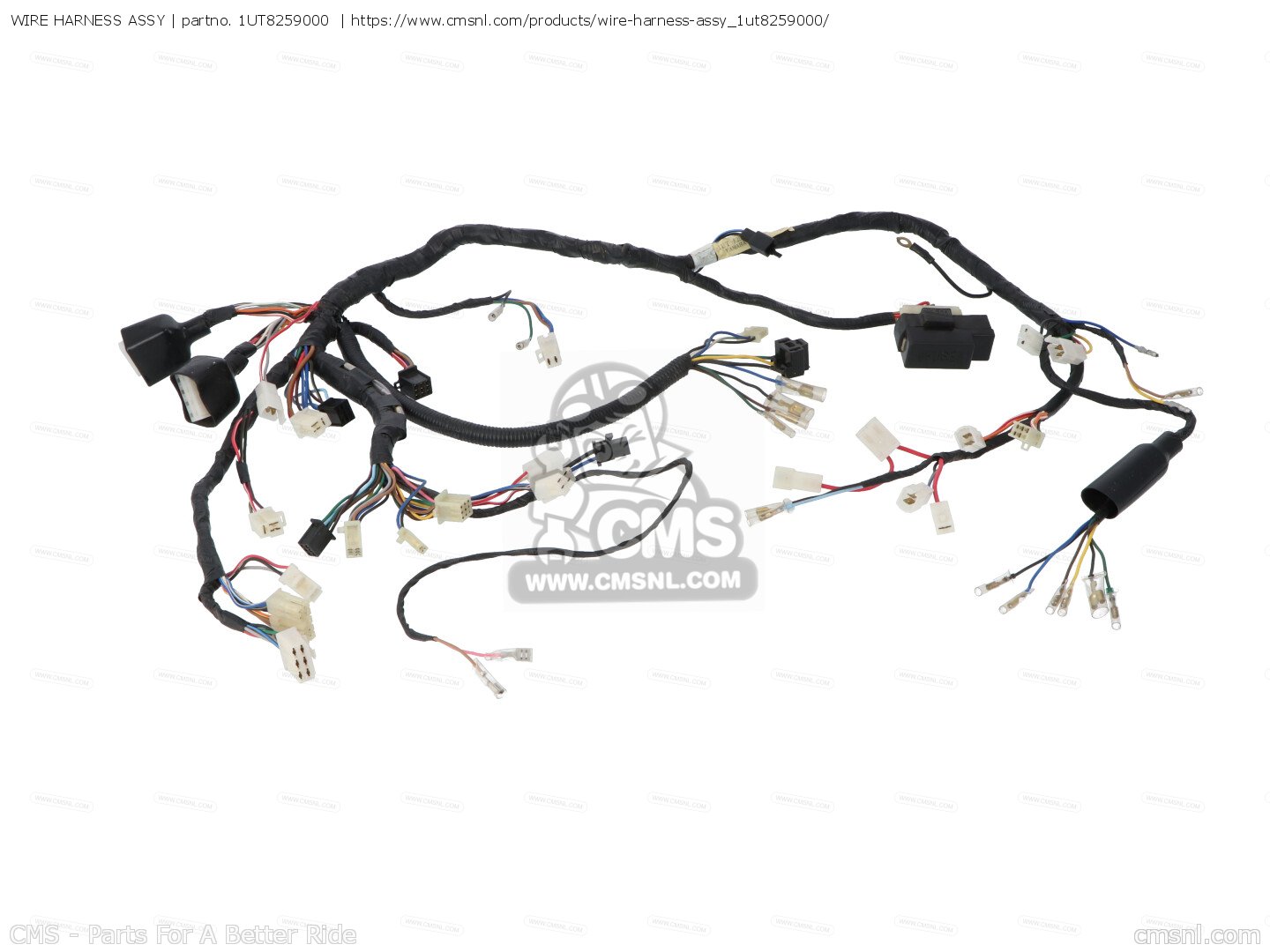 1UT8259000: WIRE HARNESS ASSY Yamaha - buy the 1UT-82590-00-00 at CMSNL