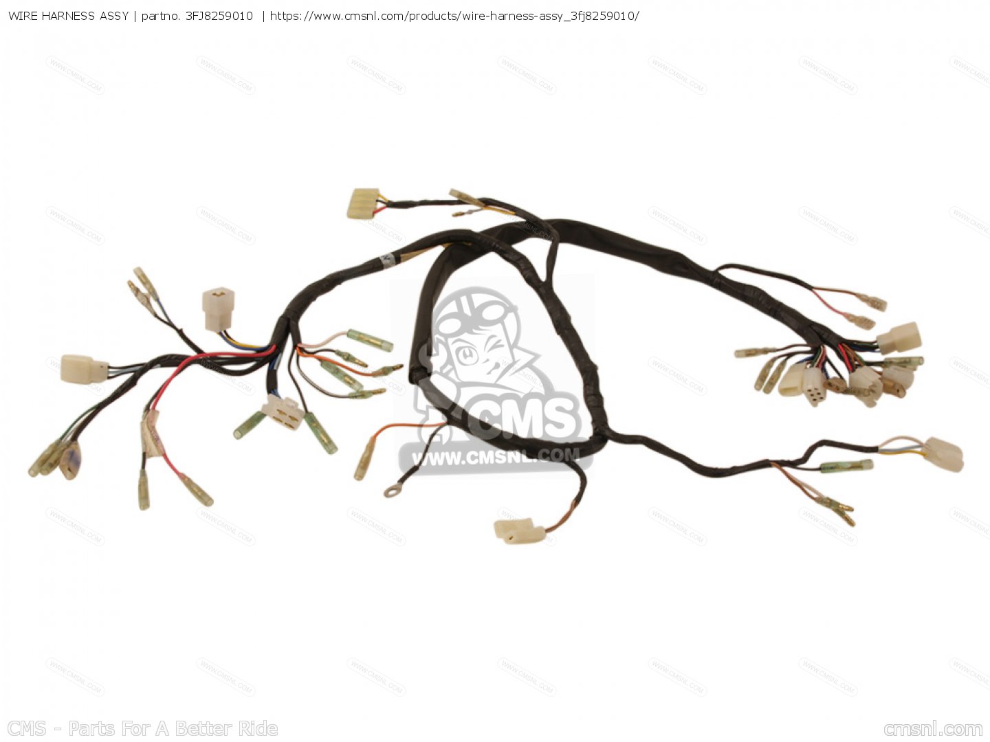3FJ8259010: Wire Harness Assy Yamaha - buy the 3FJ-82590-10-00 at CMSNL