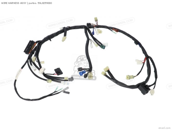 5SL8259000: WIRE HARNESS ASSY Yamaha - buy the 5SL-82590-00-00 at CMSNL