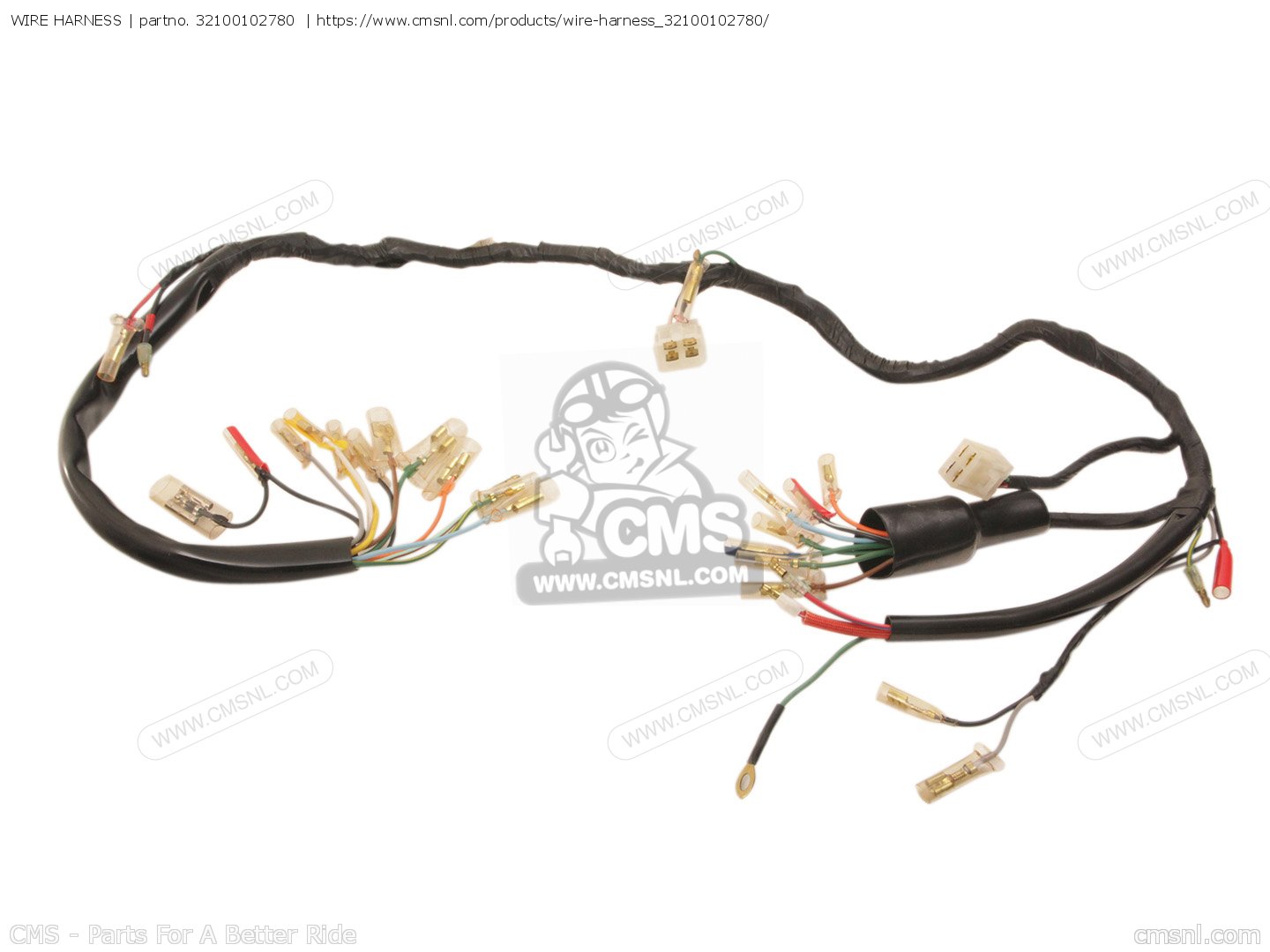 32100102780: WIRE HARNESS Honda - buy the 32100-102-780 at CMSNL