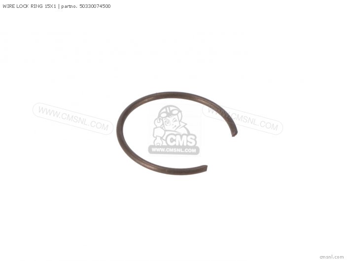 WIRE LOCK RING 15X1 for 125 SXS Europe 2002 - order at CMSNL