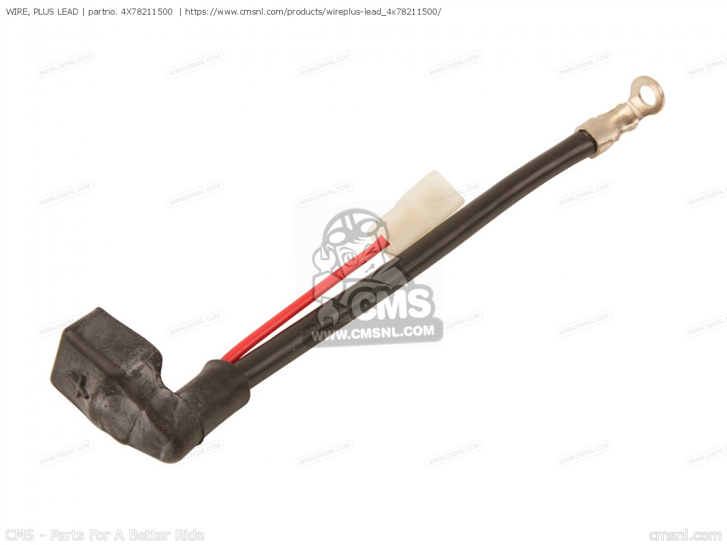 4X78211500: WIRE, PLUS LEAD Yamaha - buy the 4X7-82115-00-00 at CMSNL
