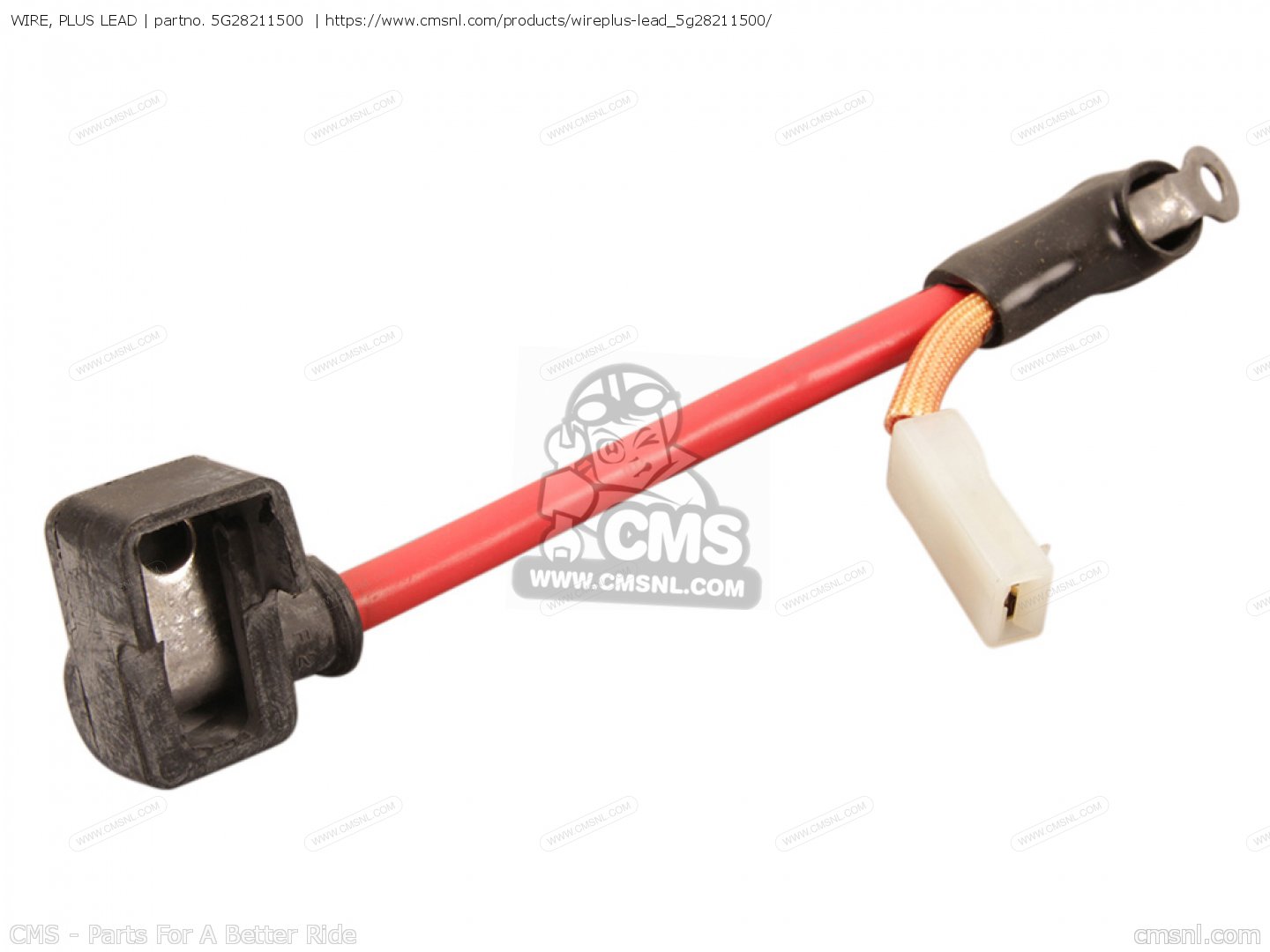 WIRE, PLUS LEAD for Yamaha - order at CMSNL