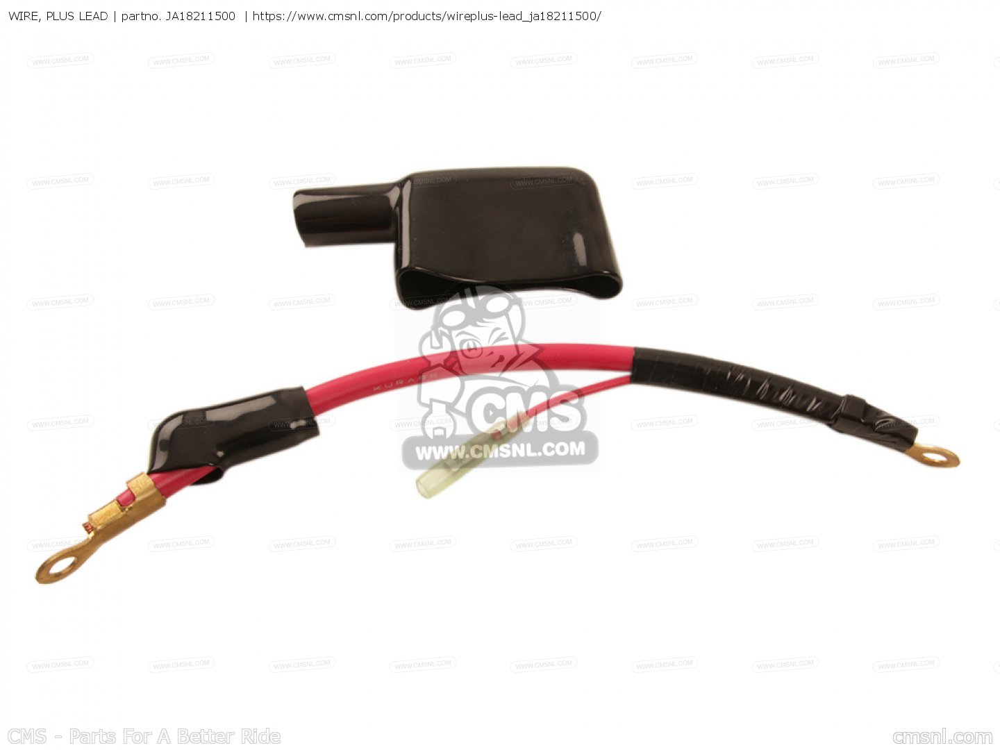 JA18211500: WIRE, PLUS LEAD Yamaha - buy the JA1-82115-00-00 at CMSNL