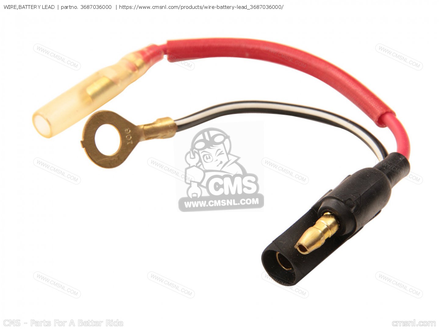 3687036000: WIRE,BATTERY LEAD Suzuki - buy the 36870-36000 at CMSNL