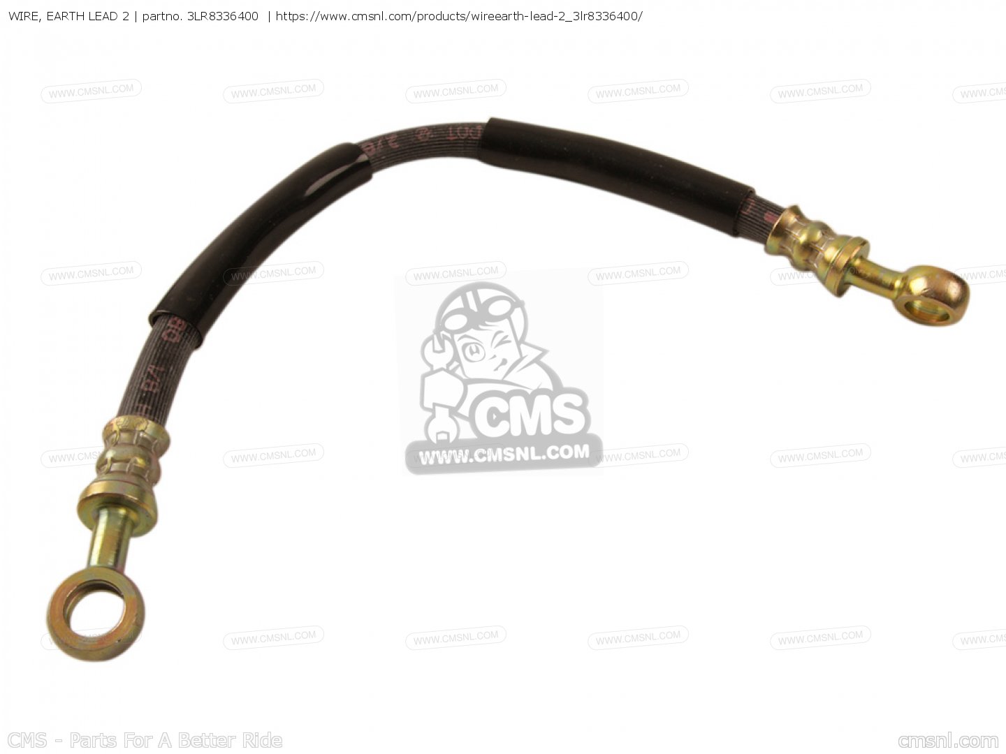 WIRE, EARTH LEAD 2 for V-MAX1200C 1993 (P) CALIFORNIA - order at CMSNL