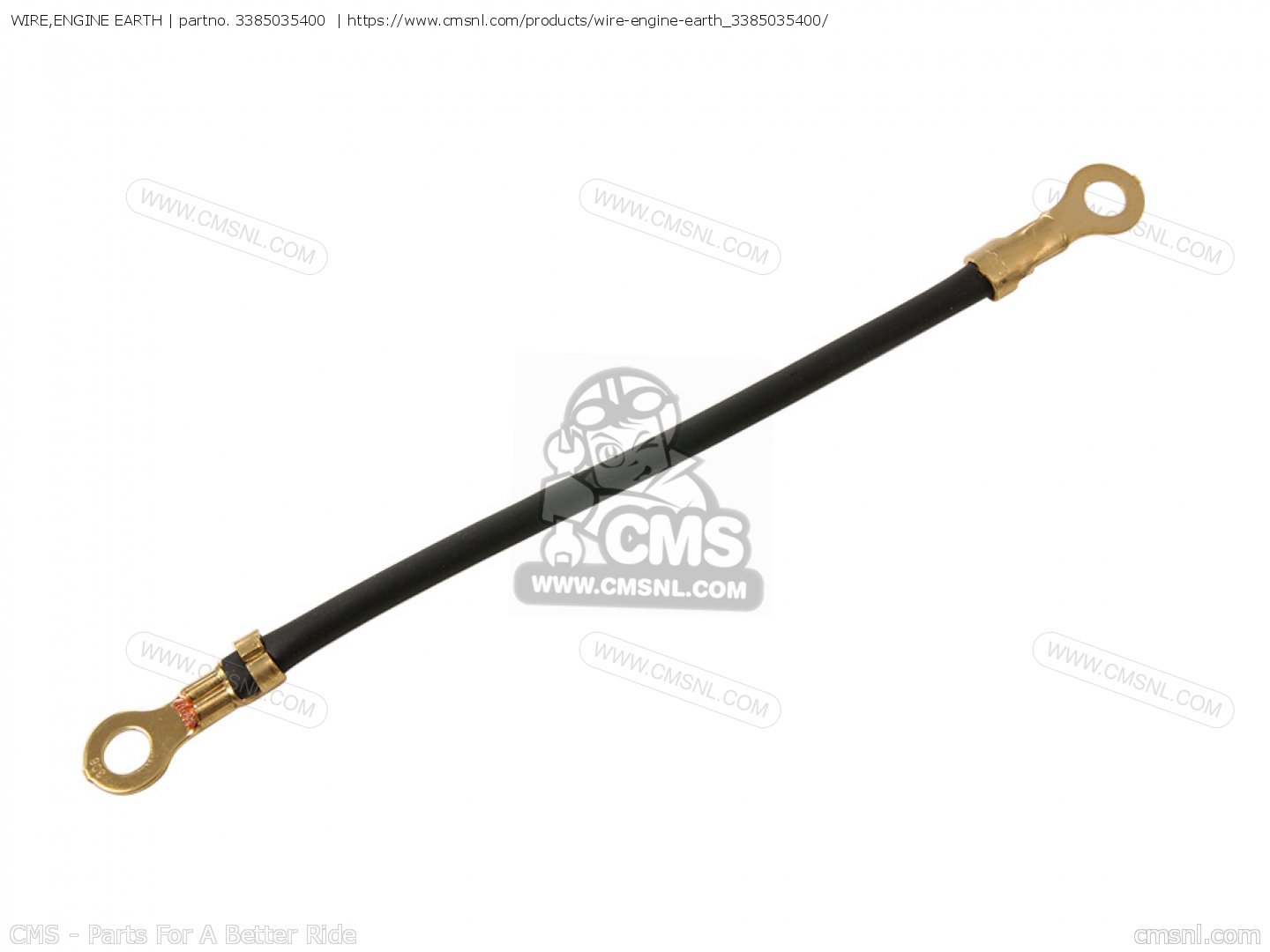 3385035400: WIRE,ENGINE EARTH Suzuki - buy the 33850-35400 at CMSNL