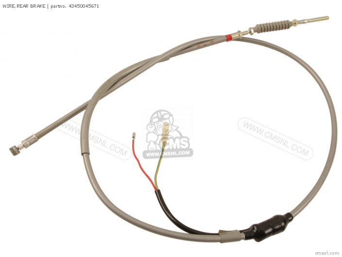 43450045671: WIRE,REAR BRAKE Honda - buy the 43450-045-671 at CMSNL