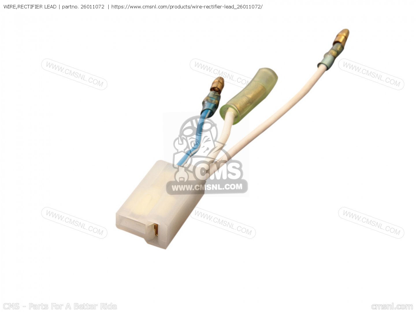 WIRE,RECTIFIER LEAD for Kawasaki - order at CMSNL