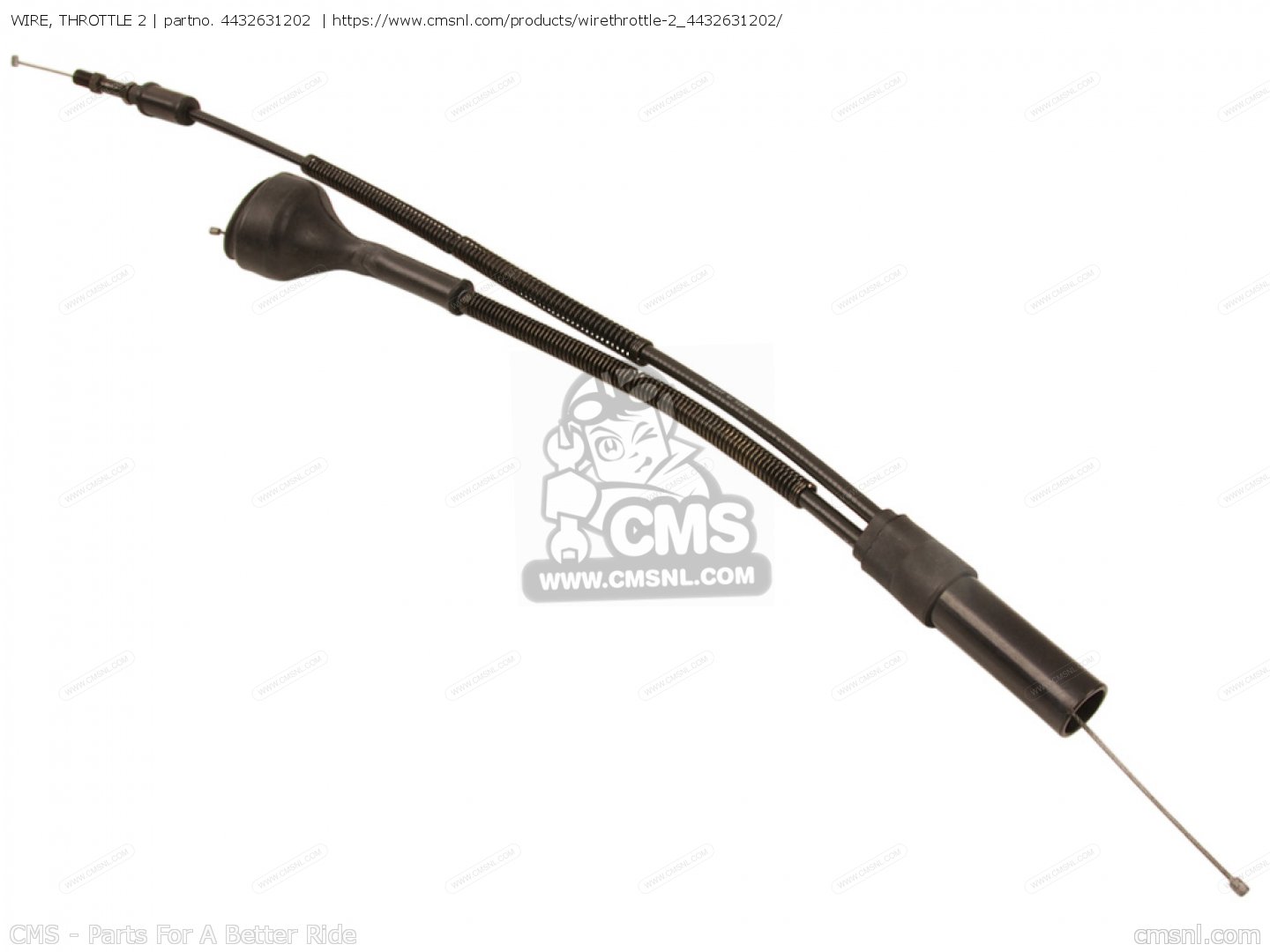 4432631202: Wire, Throttle 2 Yamaha - buy the 443-26312-02 at CMSNL