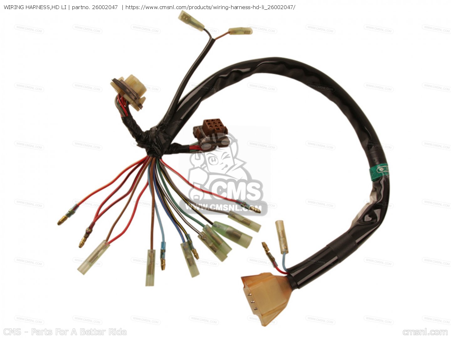 26002047: WIRING HARNESS,HD LI Kawasaki - buy the 26002047 at CMSNL
