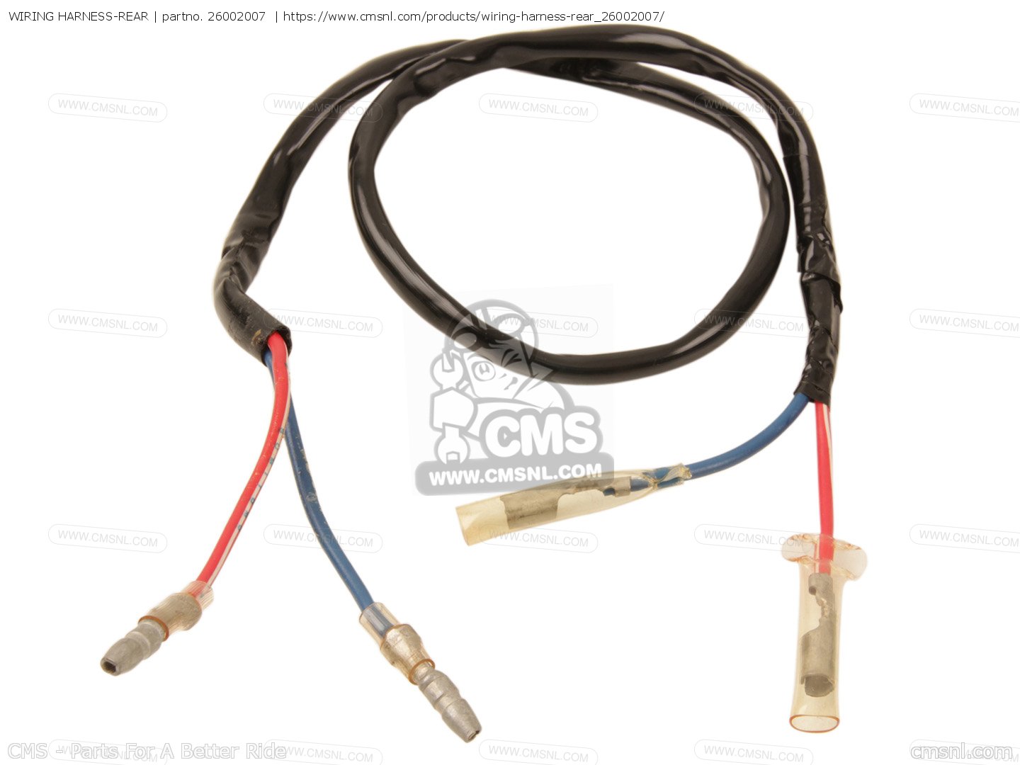 26002007: WIRING HARNESS-REAR Kawasaki - buy the 26002-007 at CMSNL