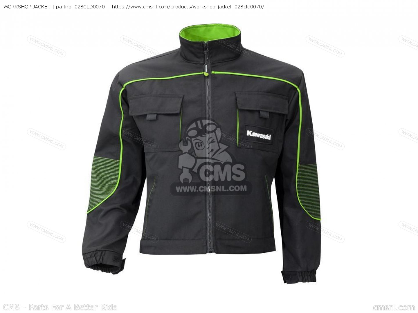 028CLD0070: WORKSHOP JACKET Kawasaki - buy the 028CLD0070 at CMSNL
