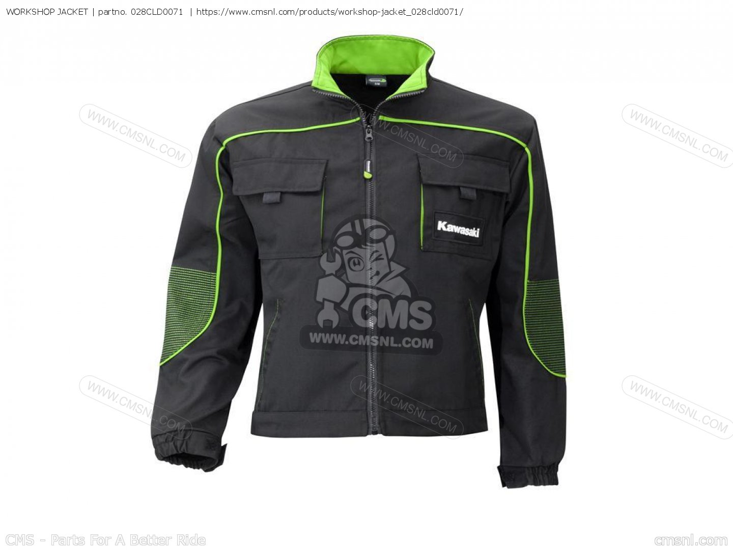 028CLD0071: Workshop Jacket Kawasaki - buy the 028CLD0071 at CMSNL
