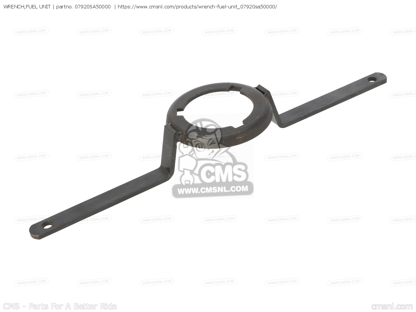 07920SA50000: Wrench,fuel Unit Honda - buy the 07920-SA50000 at CMSNL