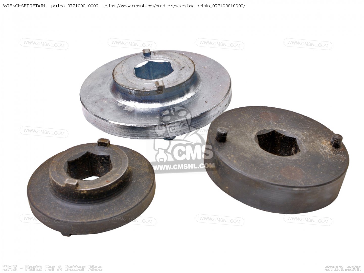 077100010002: Wrenchset,retain. Honda - buy the 07710-0010002 at CMSNL